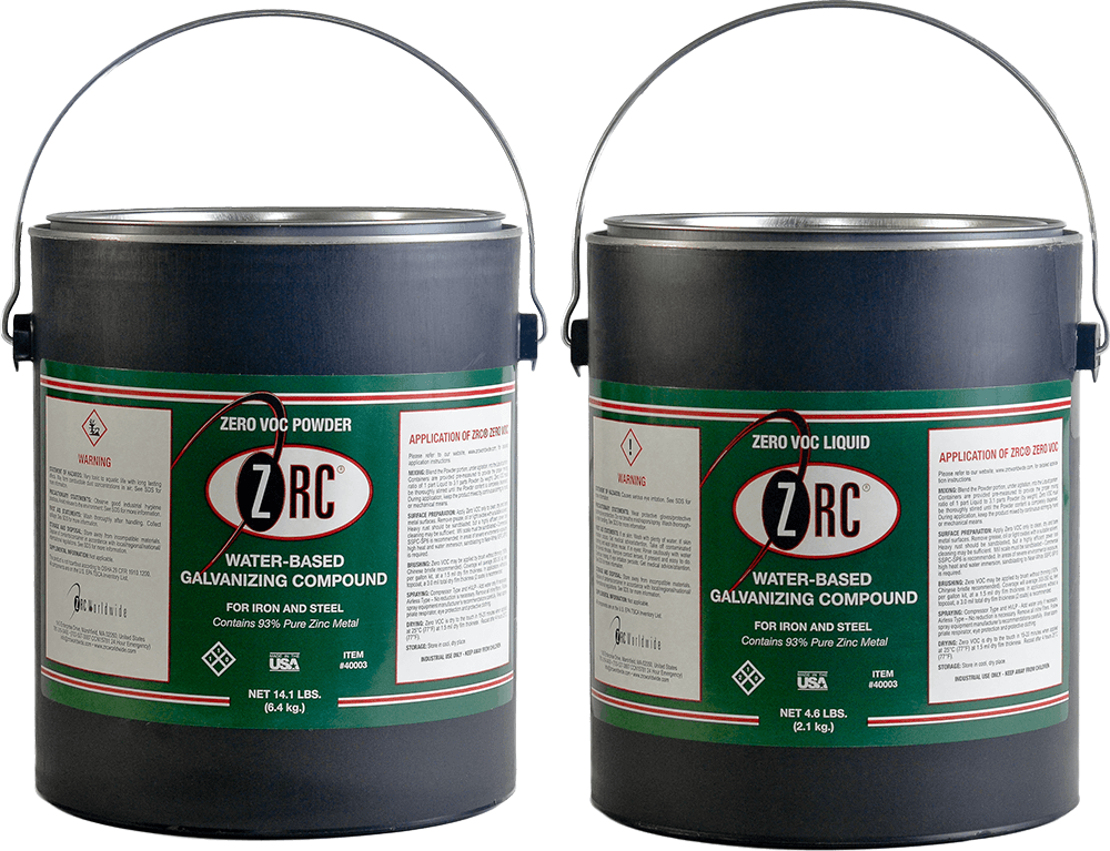 ZRC® Zero-VOC Galvanizing Compound | Water-Based | EPA Compliant